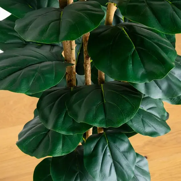NEARLY NATURAL 8' Artificial Fiddle Leaf Tree
