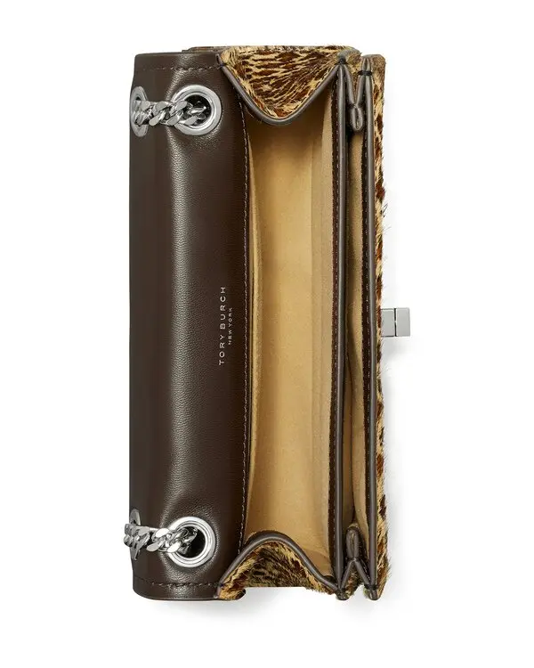 Tory Burch Kira Turnlock Calf Hair Shoulder Bag - Multi