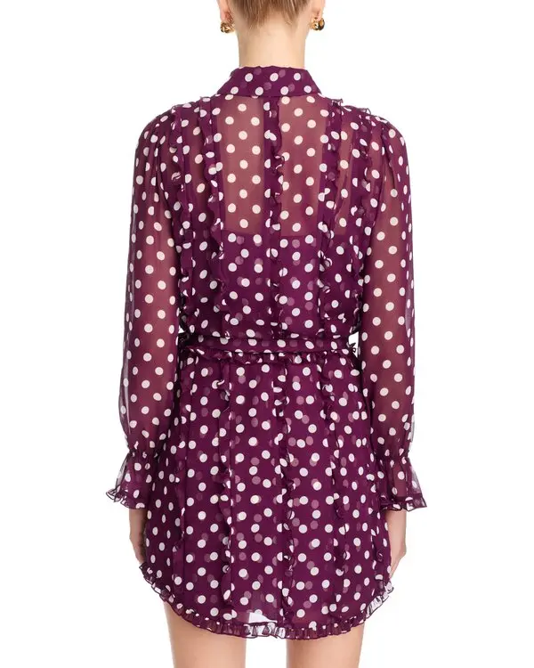 Cinq À Sept Camille Polka Dot Dress