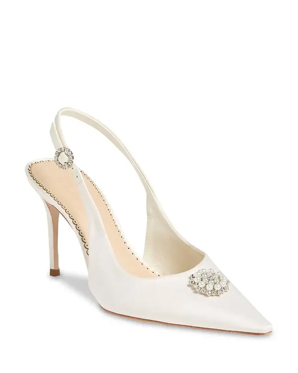 Cinq À Sept Claire Embellished Pumps - Ivory