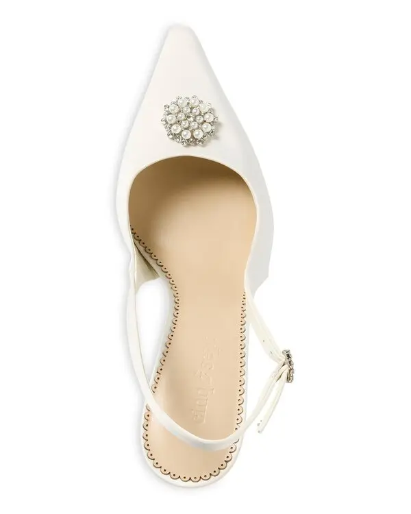 Cinq À Sept Claire Embellished Pumps - Ivory