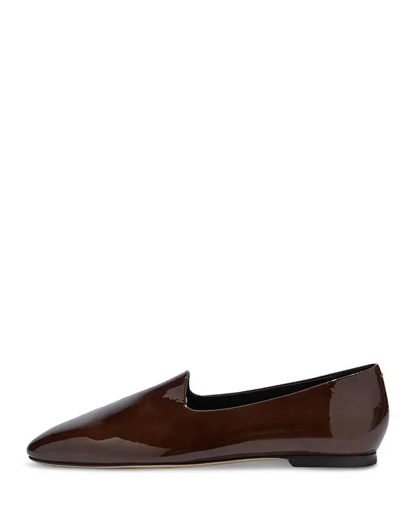 AeydĒ Vanna Patent Flats - Moka Metal