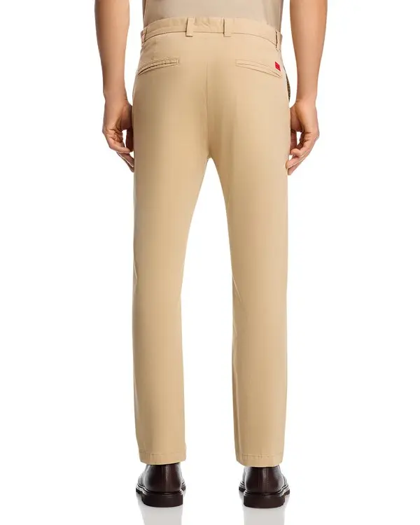 Hugo David 251d Slim Fit Trousers - Medium Beige