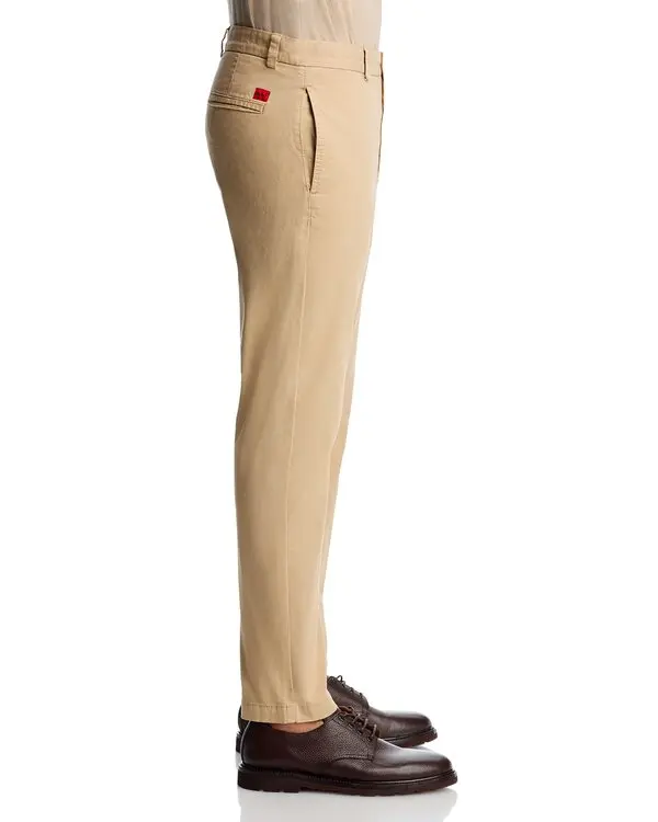 Hugo David 251d Slim Fit Trousers - Medium Beige