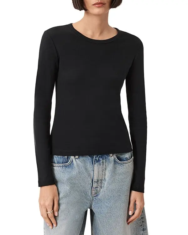 ALLSAINTS Stevie Long Sleeve Tee - Black
