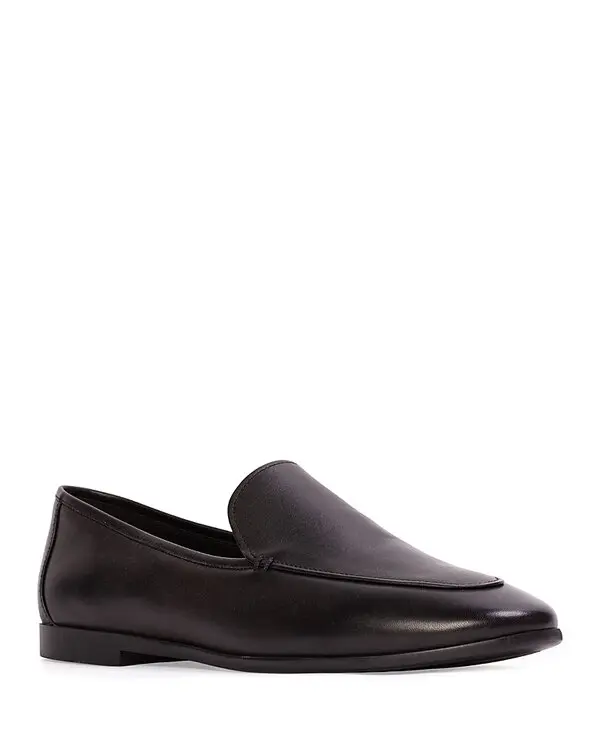 BLACK SUEDE STUDIO Allie Loafer Flats - Black
