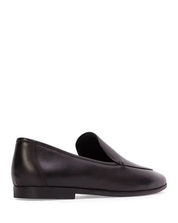 BLACK SUEDE STUDIO Allie Loafer Flats - Black