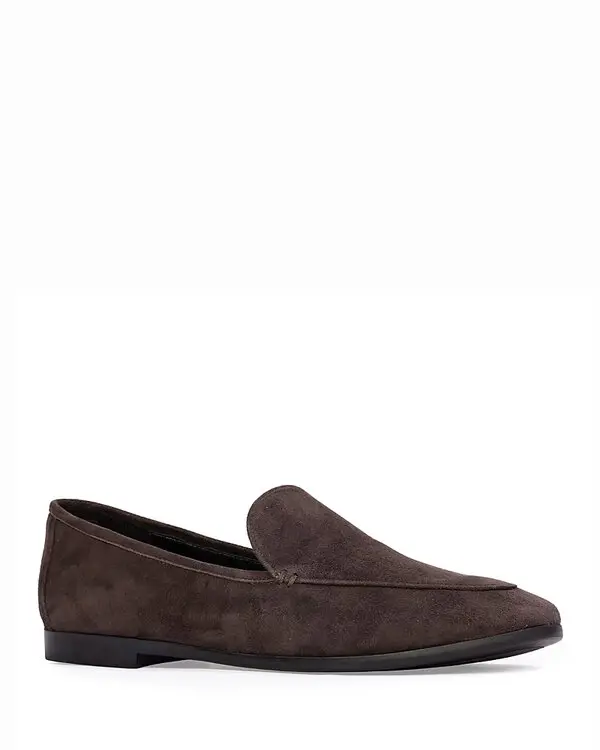 BLACK SUEDE STUDIO Allie Loafer Flats - Hot Fudge