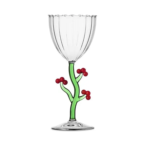 ICHENDORF MILANO Holly Berries Stemmed Glass