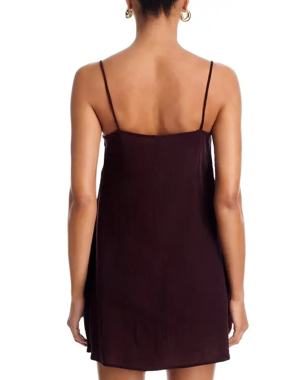 Staud Laura Cover-up Mini Dress