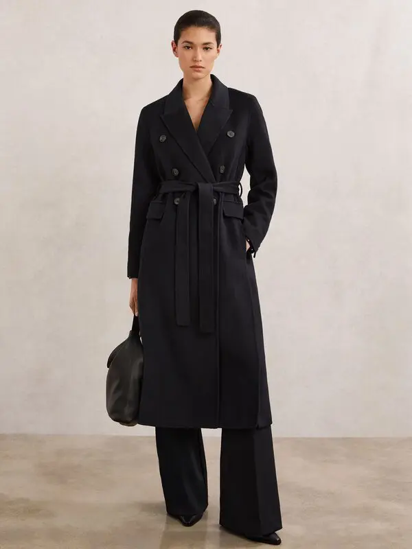REISS Brogan Double-breasted Coat