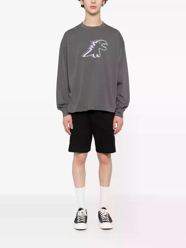 AGNES B. Dino-embroidered T-shirt