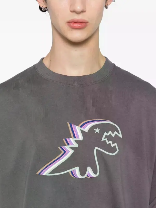 AGNES B. Dino-embroidered T-shirt