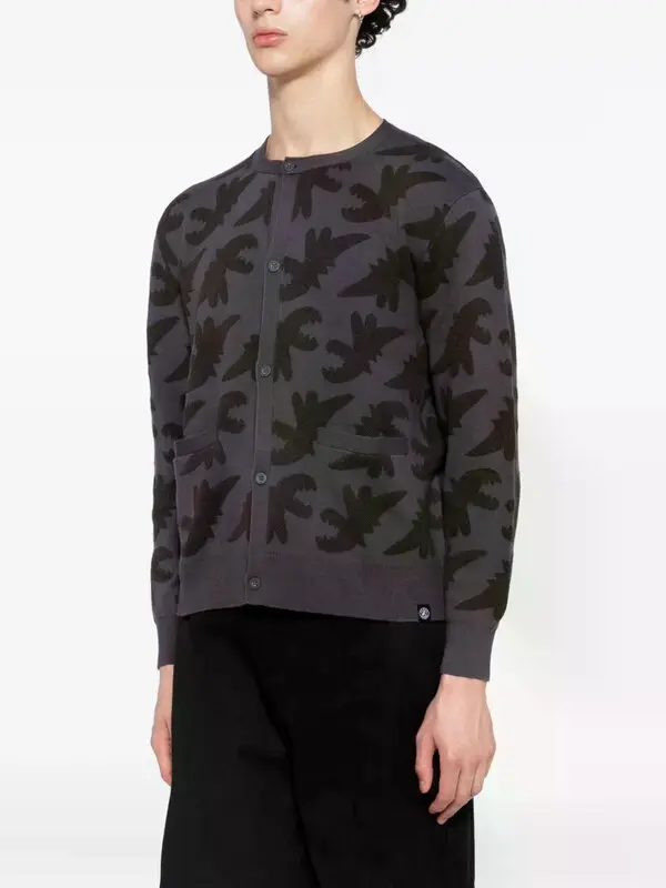 AGNES B. Dino-embroidered Cardigan