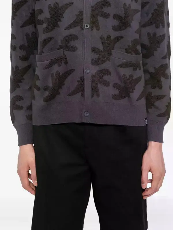 AGNES B. Dino-embroidered Cardigan