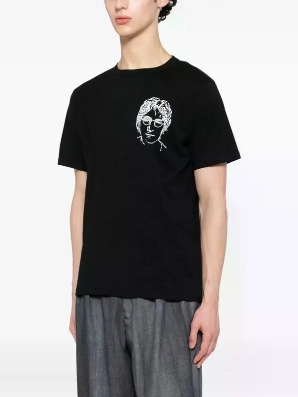 AGNES B. X Rafael Gray Cotton T-shirt