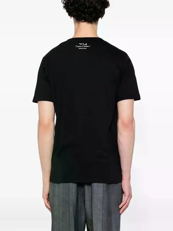 AGNES B. X Rafael Gray Cotton T-shirt