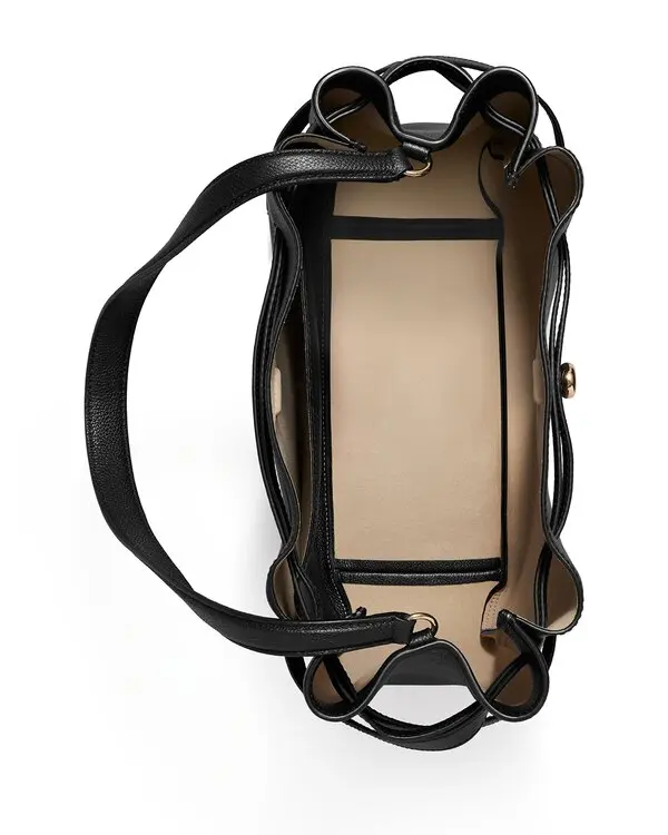 Tory Burch Romy Large Bucket Bag - Black