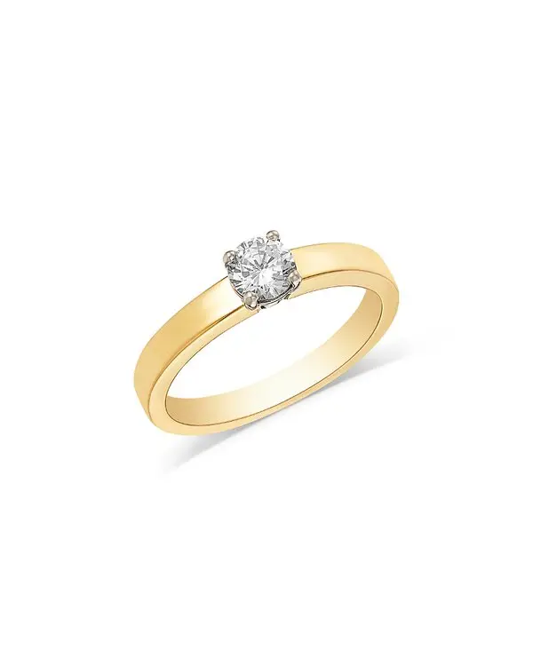Bloomingdale'S Diamond Ring 14k White And Yellow 0.40 Tcw - Gold