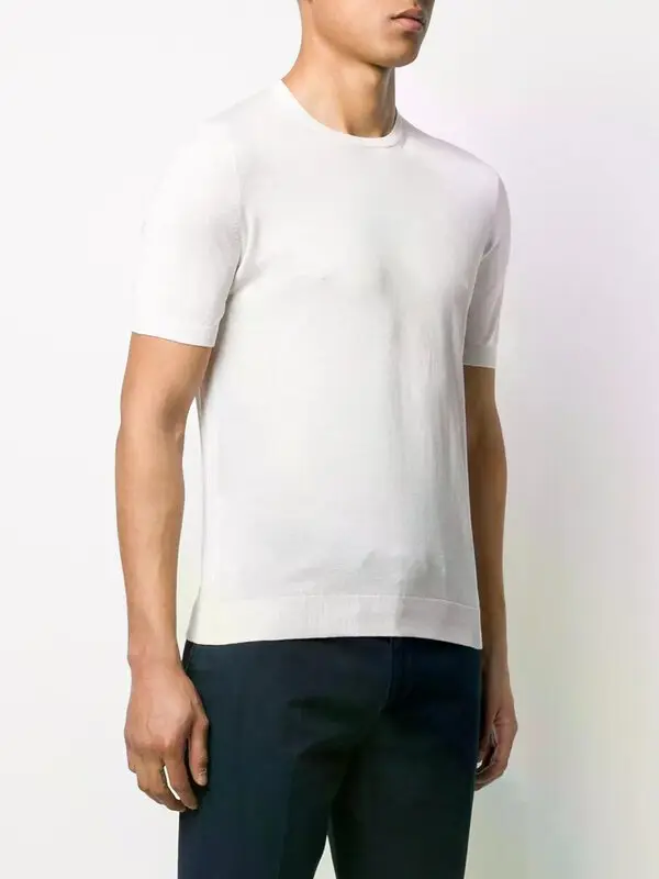 BARBA NAPOLI Knitted Plain T-shirt