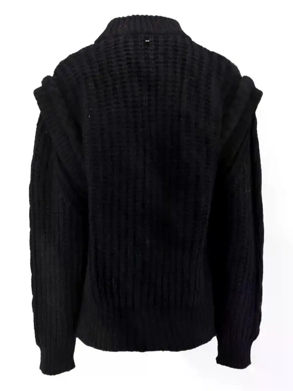 BOSS Cable-knit Openwork Sweater