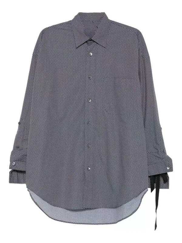 MARINA YEE Patterned Button-down Shirt