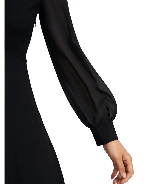 Hobbs London Women's Liberty Jersey Dress - Black - Size 10