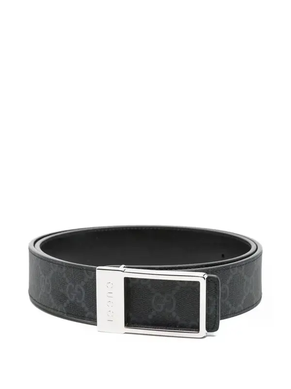 Gucci Gg Monogram Buckle Belt