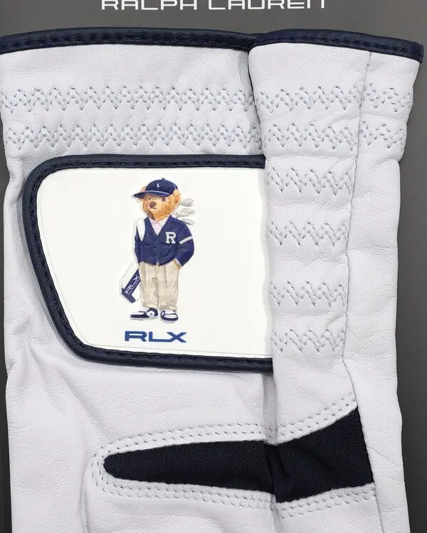 Polo Ralph Lauren Rlx Leather Golf Glove - White (right)