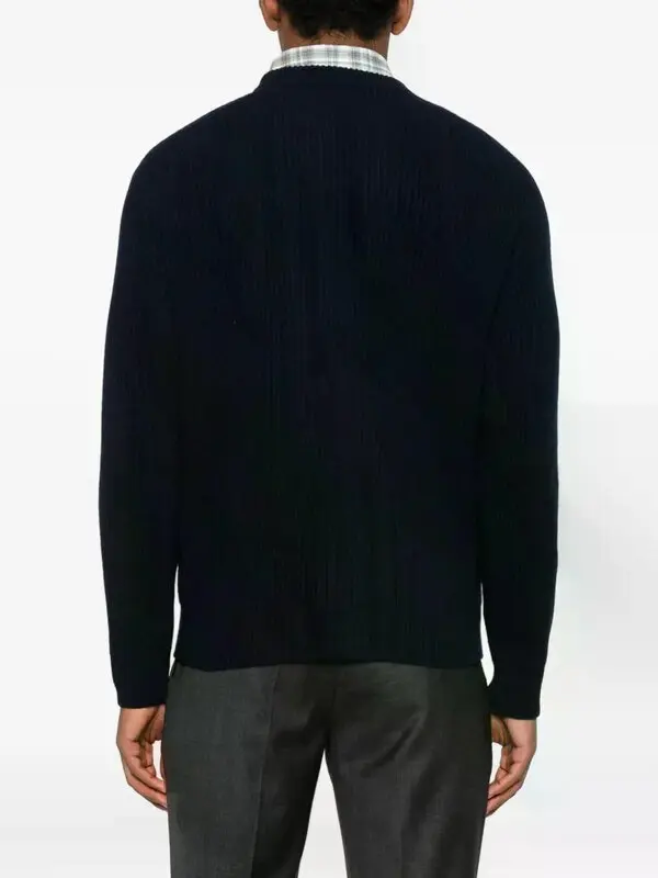 MC2 SAINT BARTH Marine Wool Sweater - Blue