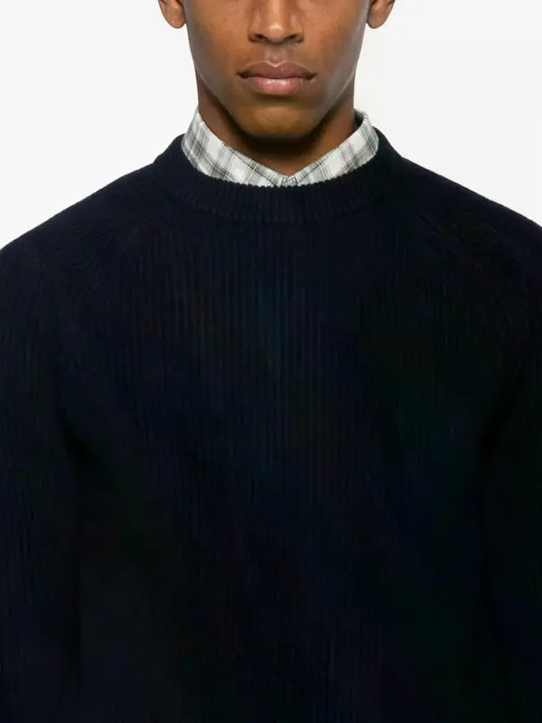 MC2 SAINT BARTH Marine Wool Sweater - Blue