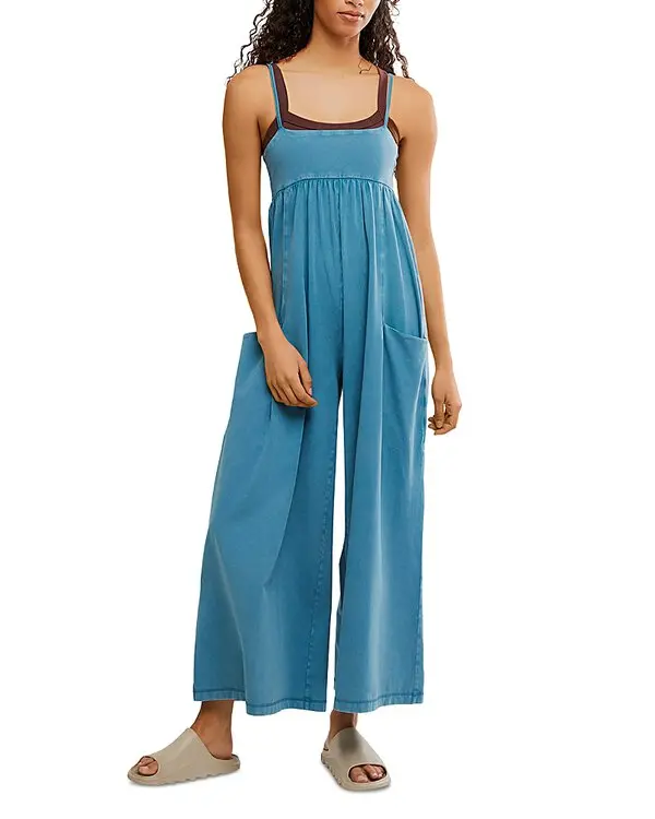 Free People Strappy Wide Leg Jumpsuit - Ripide