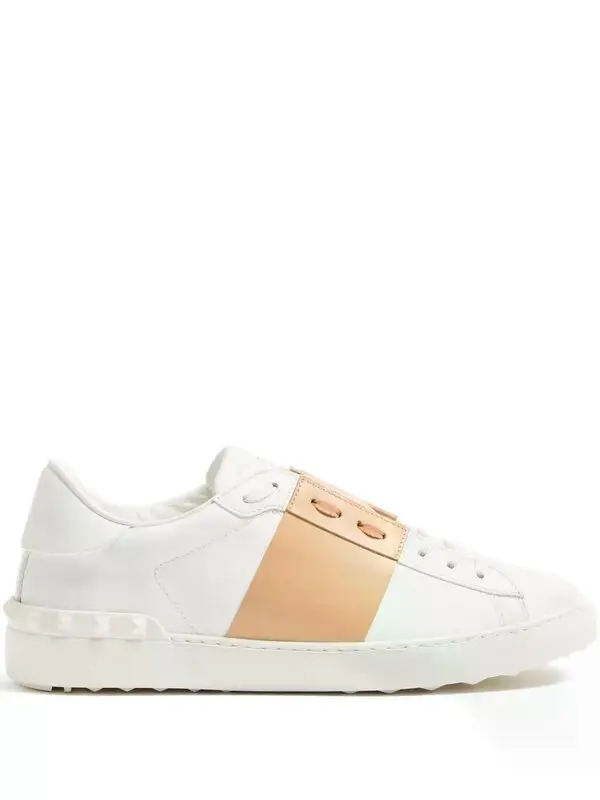 Valentino Garavani Studded Leather Sneakers - White