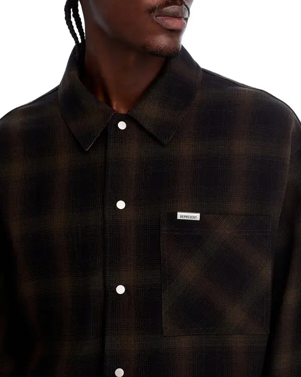 REPRESENT Bonded Reversible Check Shirt
