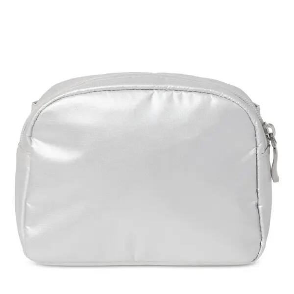 BAGGALLINI The Jet Set Edit Small Pocket Cosmetic Pouch - Silver Metallic