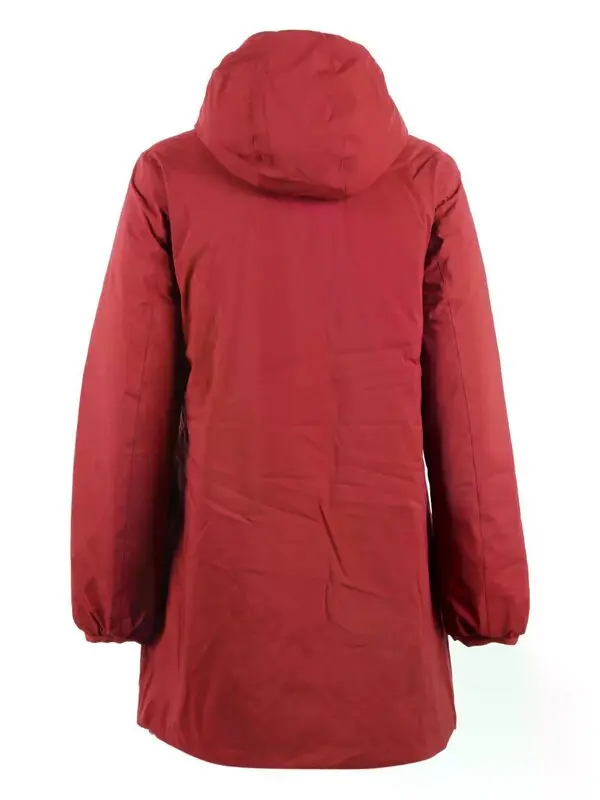 K-WAY Sophie Hooded Reversible Parka - Pink