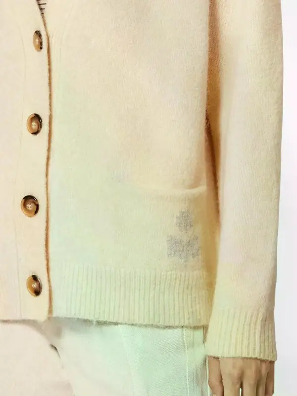 MARANT ETOILE Eborah Pocket Cardigan - Neutrals