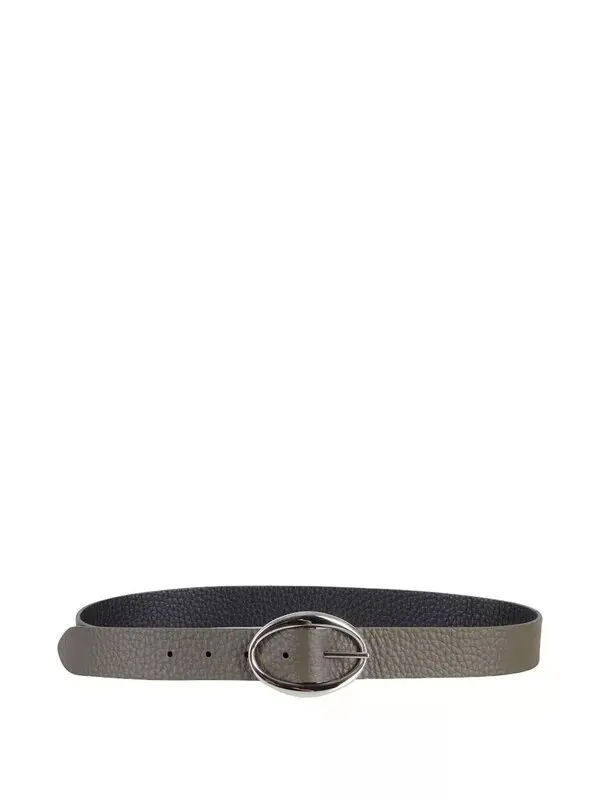 ORTIGNI Oval-buckle Belt - Grey