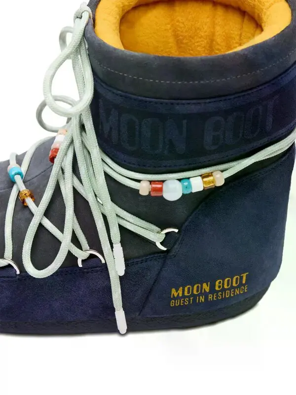 Moon Boot X Guest In Residence Icon Beaded Boots - Blue