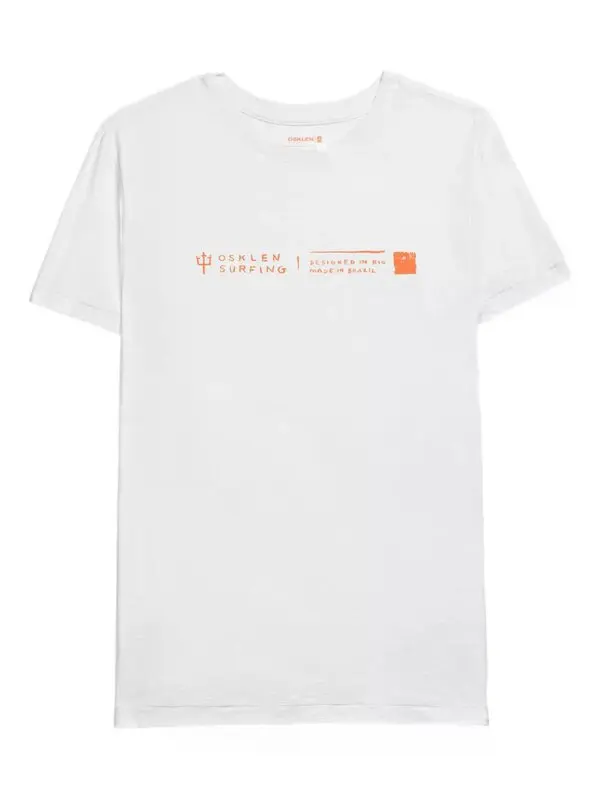 OSKLEN Rough Osksurf Handmade T-shirt - White