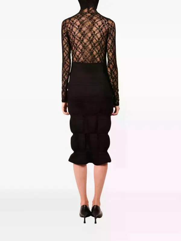 IOANA CIOLACU Tiered Pencil Skirt