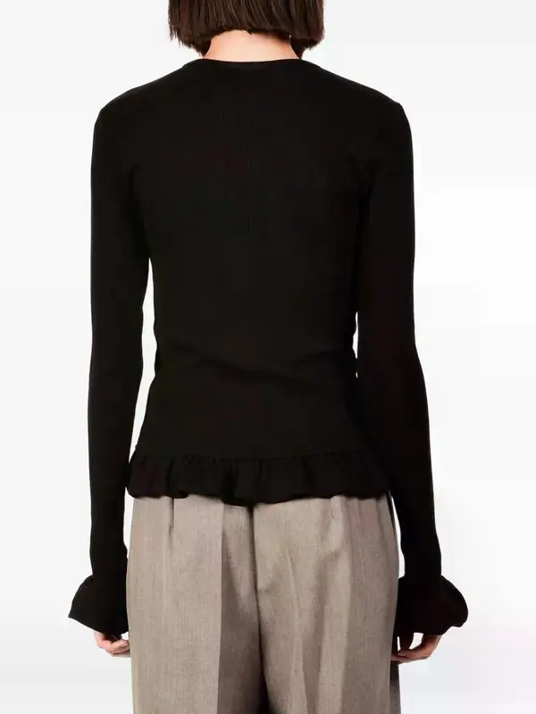IOANA CIOLACU Daffodil Peplum Cardigan