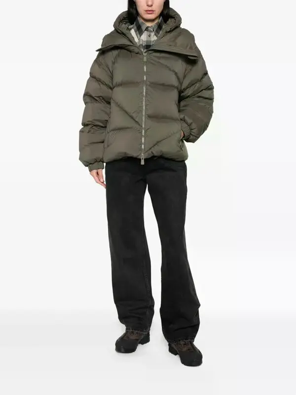 Bacon Zip-fastening Puffer Jacket - Green