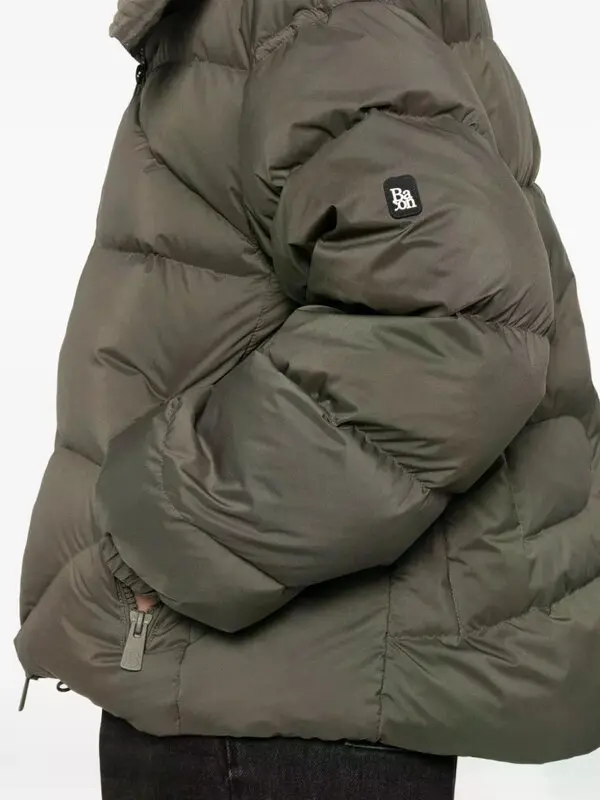 Bacon Zip-fastening Puffer Jacket - Green