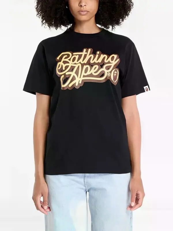 A BATHING APE Script Logo Tee