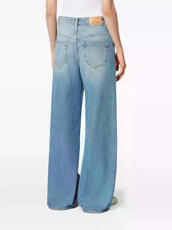 Isabel Marant Étoile Lemony Wide Leg Jeans - Blue