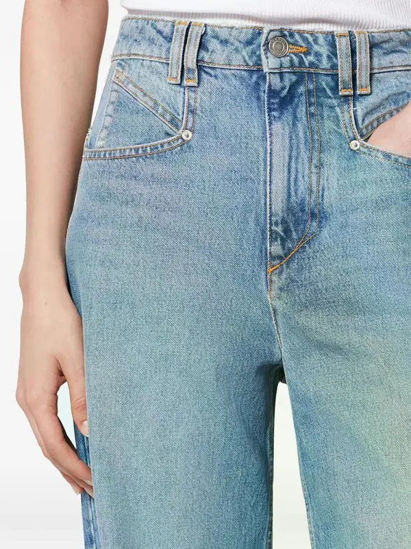 Isabel Marant Étoile Lemony Wide Leg Jeans - Blue
