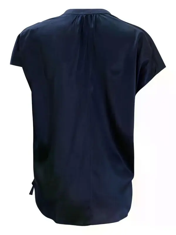F.IT V-neck Blouse - Blue