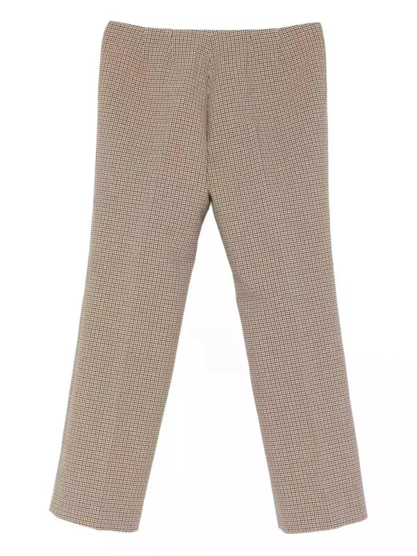 N°21 Button-fastening Checked Trousers