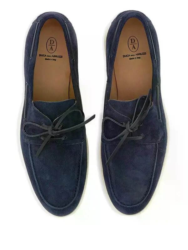 DUCA DEGLI ABRUZZI Lace-up Suede Loafers